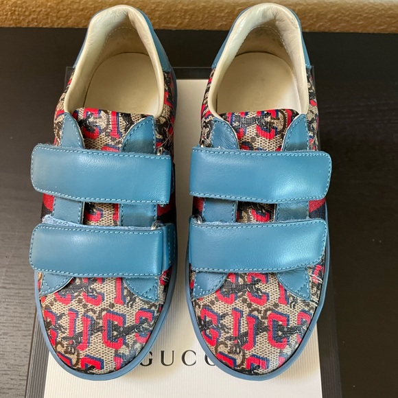Gucci | Shoes | Gucci Kids Gg Wolves Sneakers | Poshmark